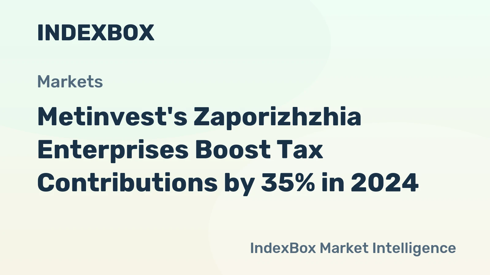 Metinvest's Zaporizhzhia Enterprises Boost Tax Contributions by 35% in 2024