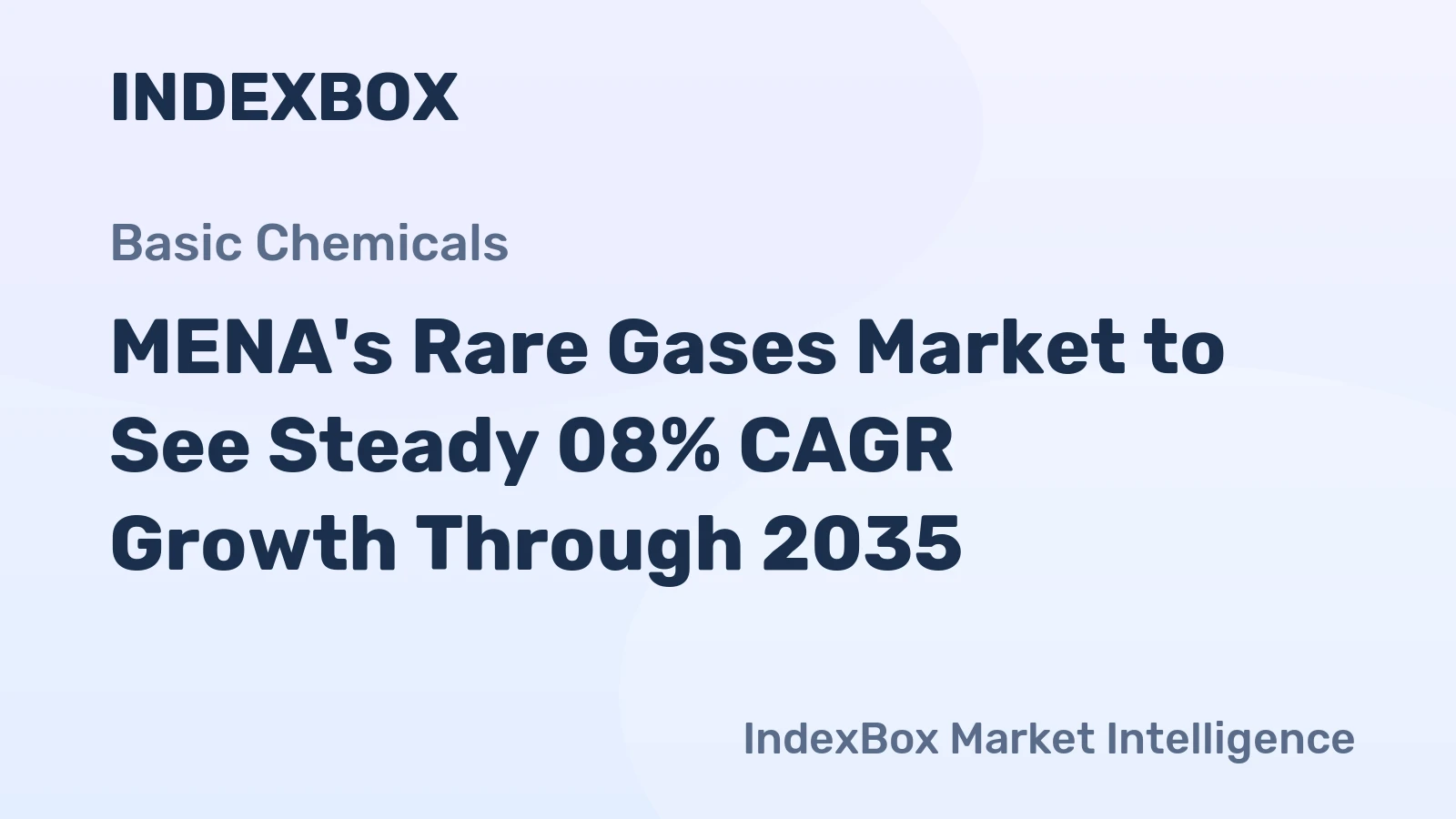MENA's Rare Gases Market to See Steady 08% CAGR Growth Through 2035