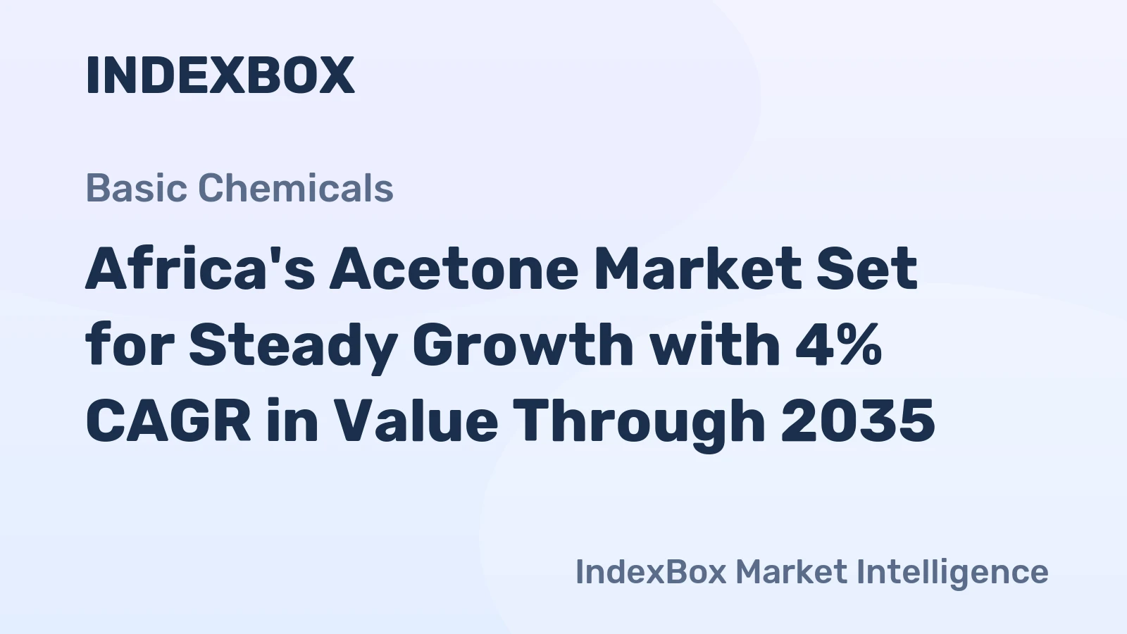 Africa's Acetone Market Set for Steady Growth with 4% CAGR in Value Through 2035