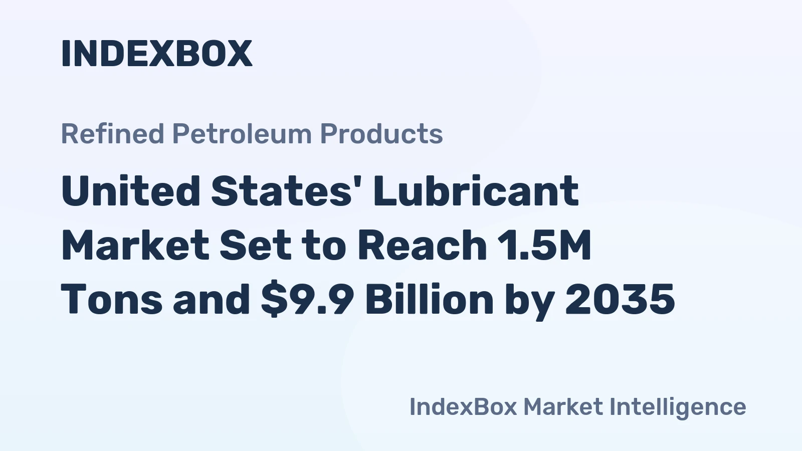 United States' Lubricant Market Set to Reach 1.5M Tons and $9.9 Billion by 2035