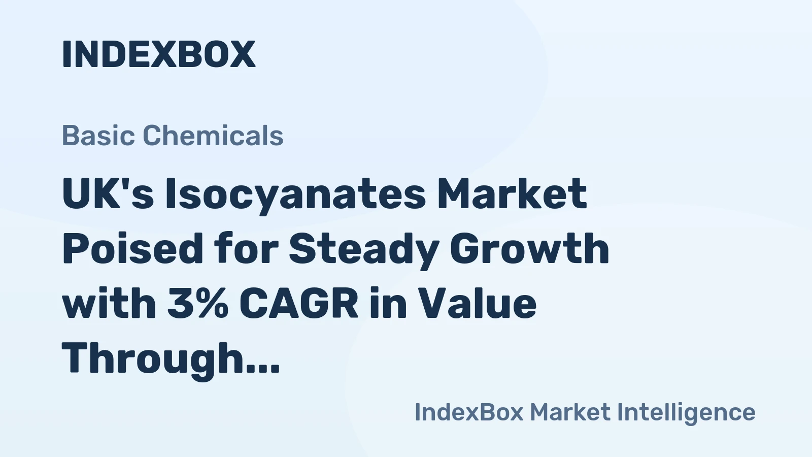 UK's Isocyanates Market Poised for Steady Growth with 3% CAGR in Value Through 2035