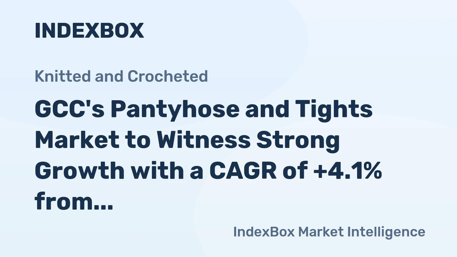 GCC's Pantyhose and Tights Market to Witness Strong Growth with a CAGR of +4.1% from 2024 to 2035