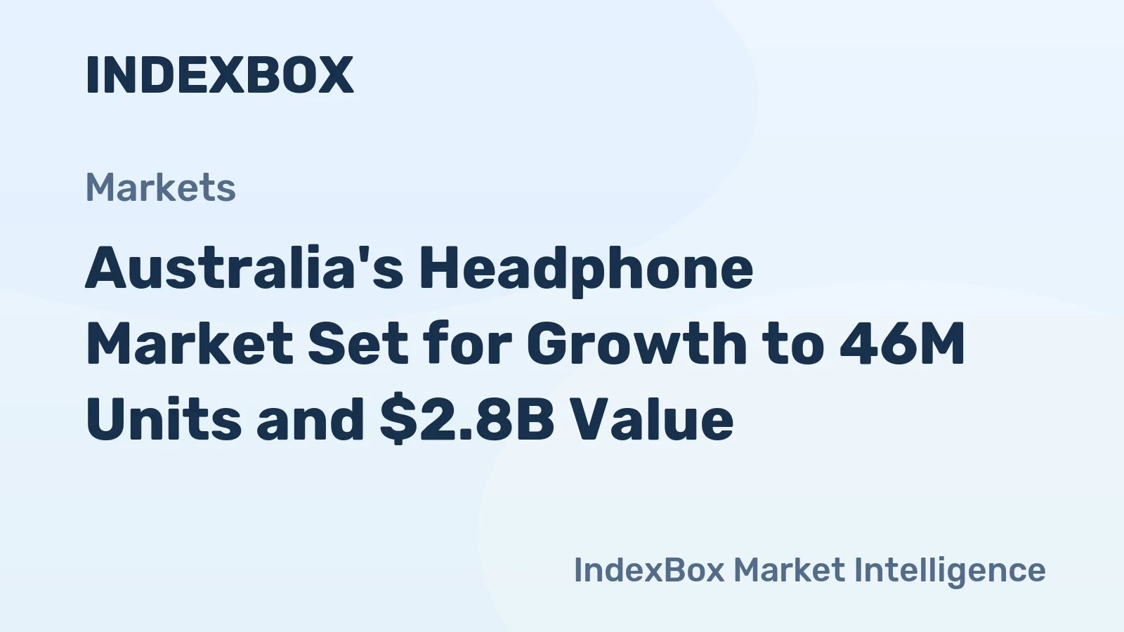 Australia's Headphone Market Set for Growth to 46M Units and $2.8B Value