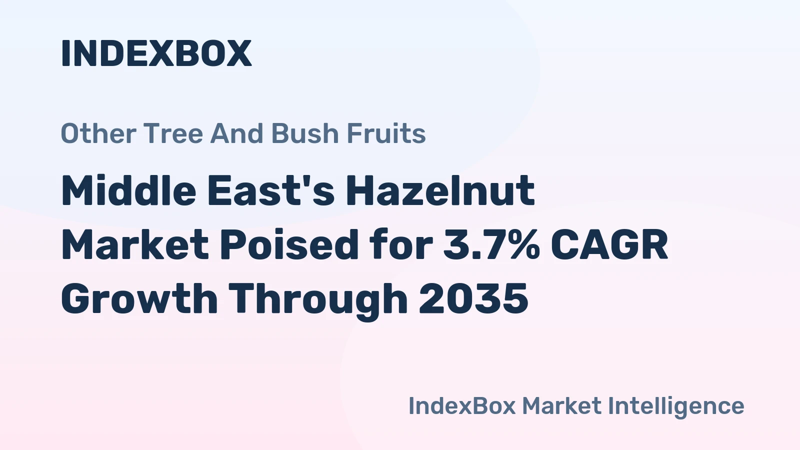 Middle East's Hazelnut Market Poised for 3.7% CAGR Growth Through 2035