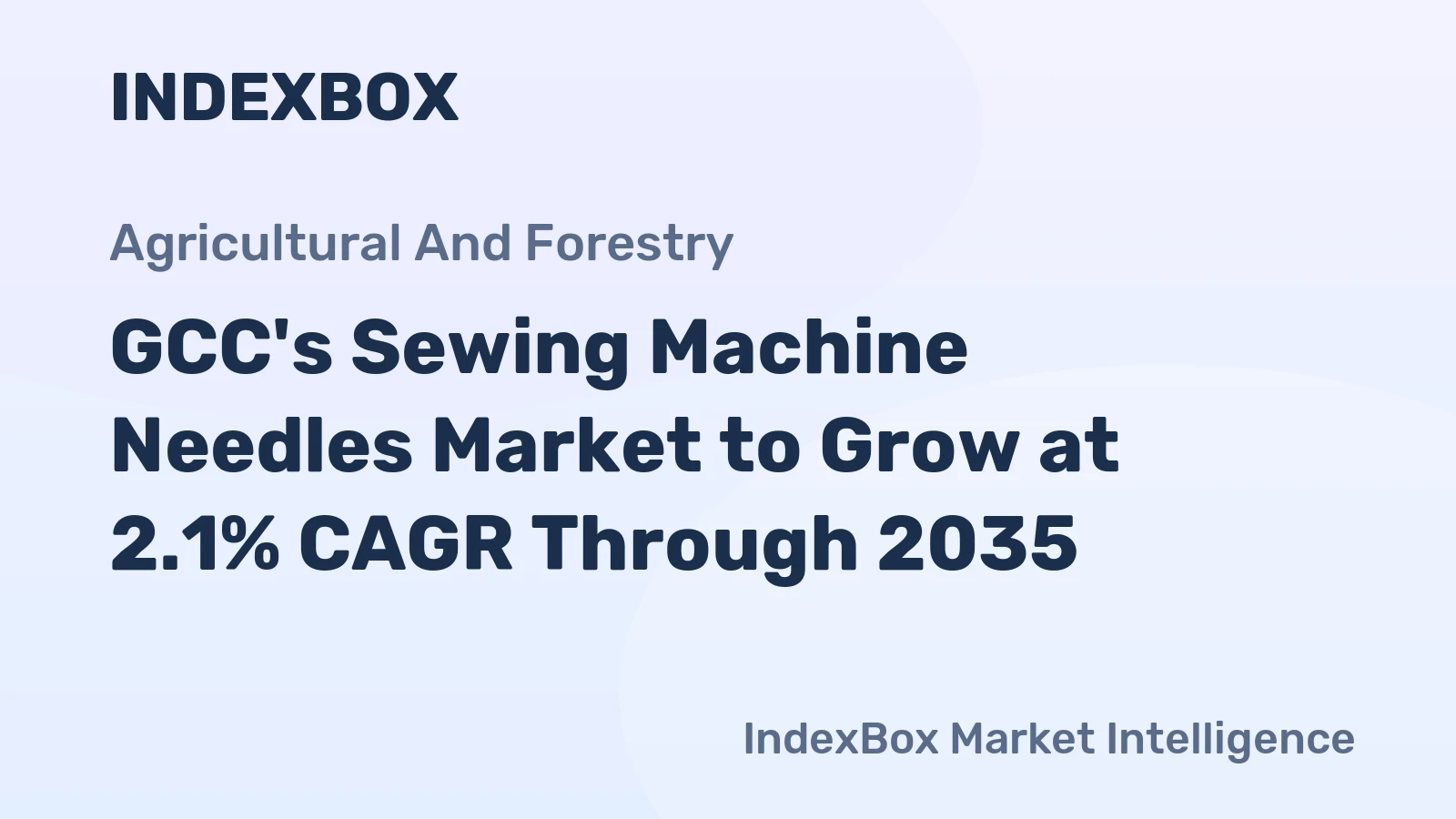 GCC's Sewing Machine Needles Market to Grow at 2.1% CAGR Through 2035