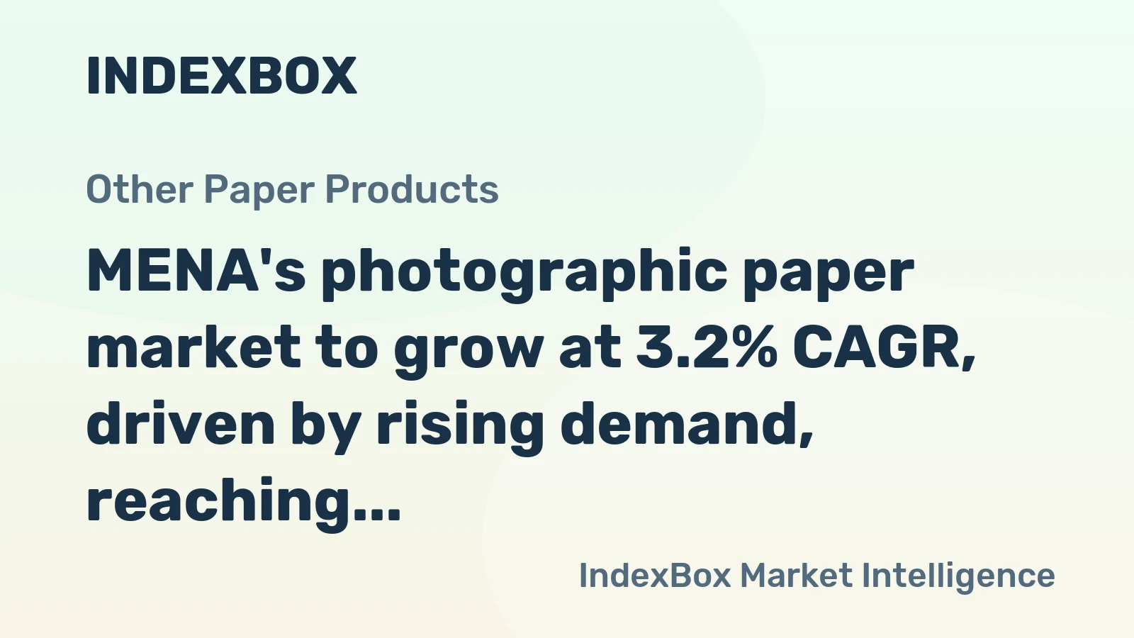 MENA's photographic paper market to grow at 3.2% CAGR, driven by rising demand, reaching $52M by 2035.