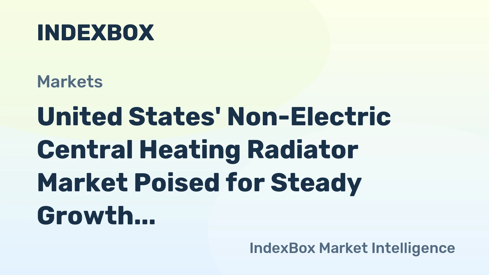 United States' Non-Electric Central Heating Radiator Market Poised for Steady Growth With 2.6% CAGR Through 2035