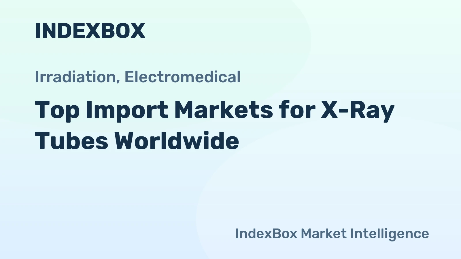 Top Import Markets for X-Ray Tubes Worldwide