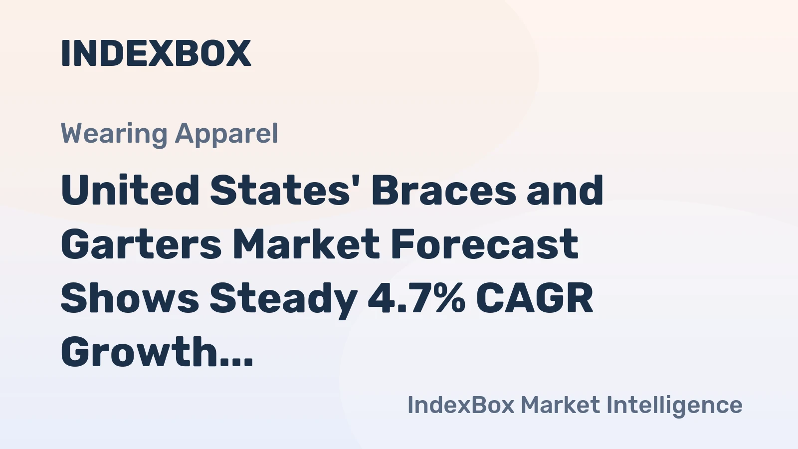 United States' Braces and Garters Market Forecast Shows Steady 4.7% CAGR Growth Through 2035