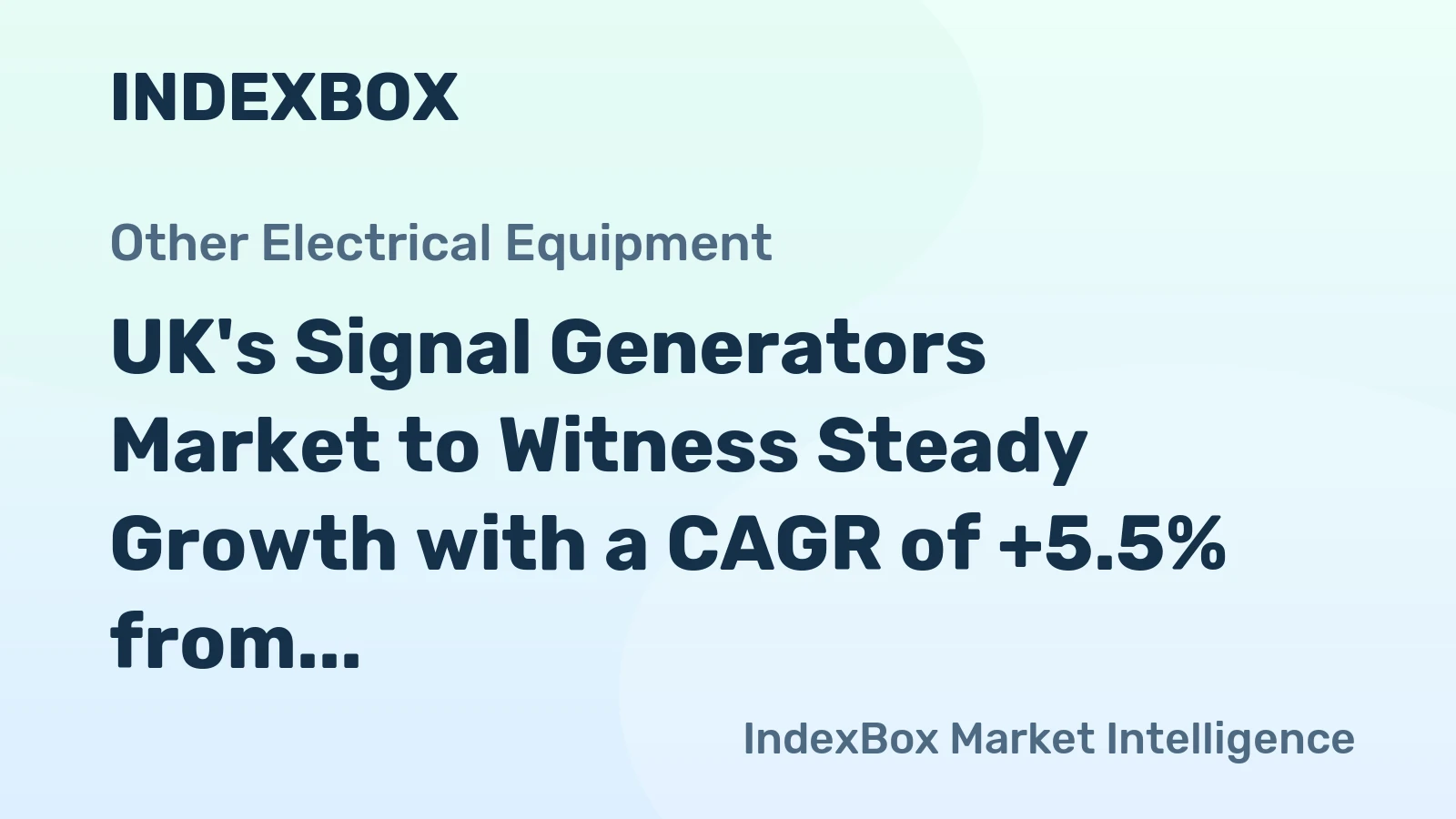 UK's Signal Generators Market to Witness Steady Growth with a CAGR of +5.5% from 2024-2035, Reaching 88K Units
