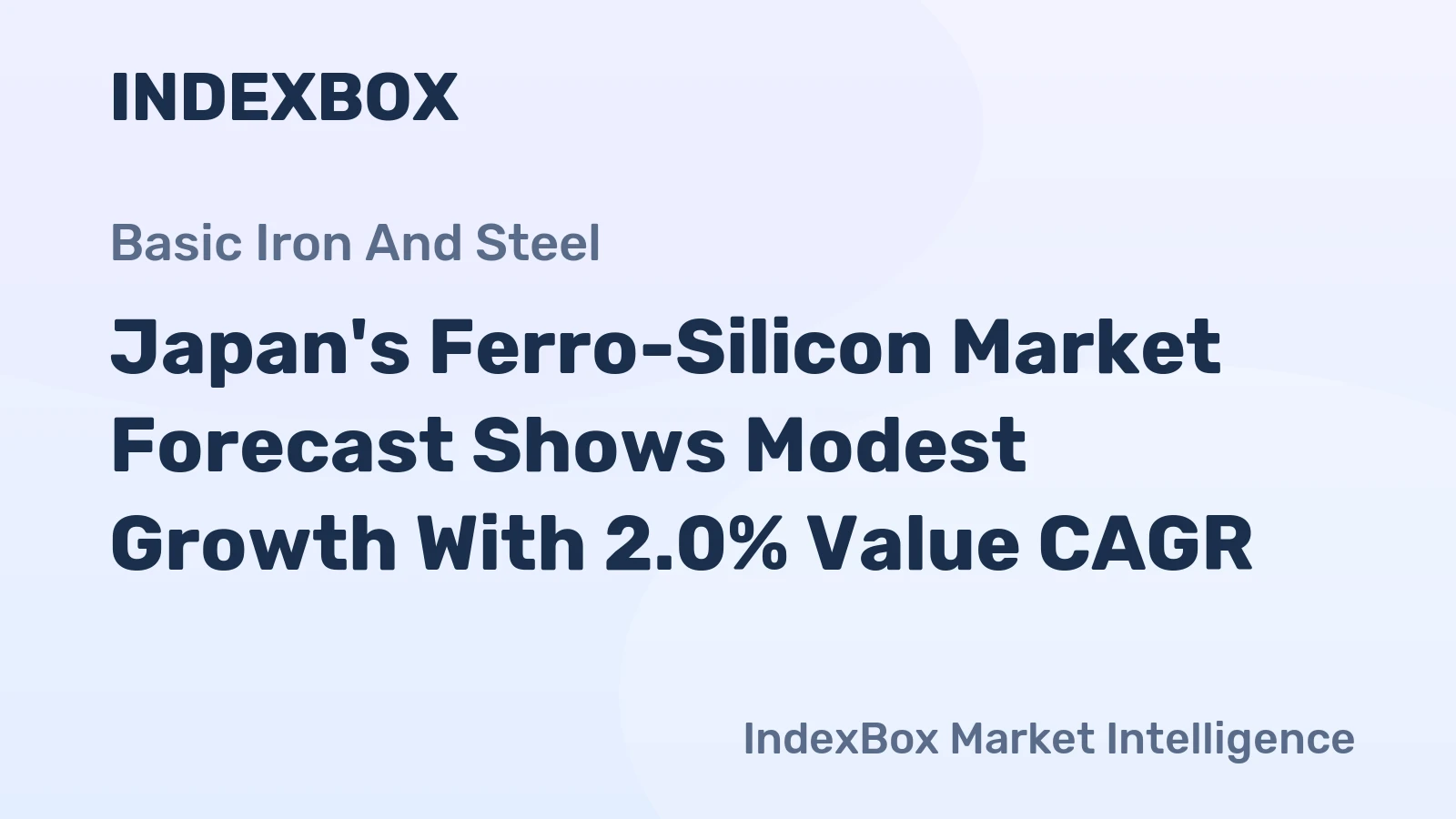 Japan's Ferro-Silicon Market Forecast Shows Modest Growth With 2.0% Value CAGR