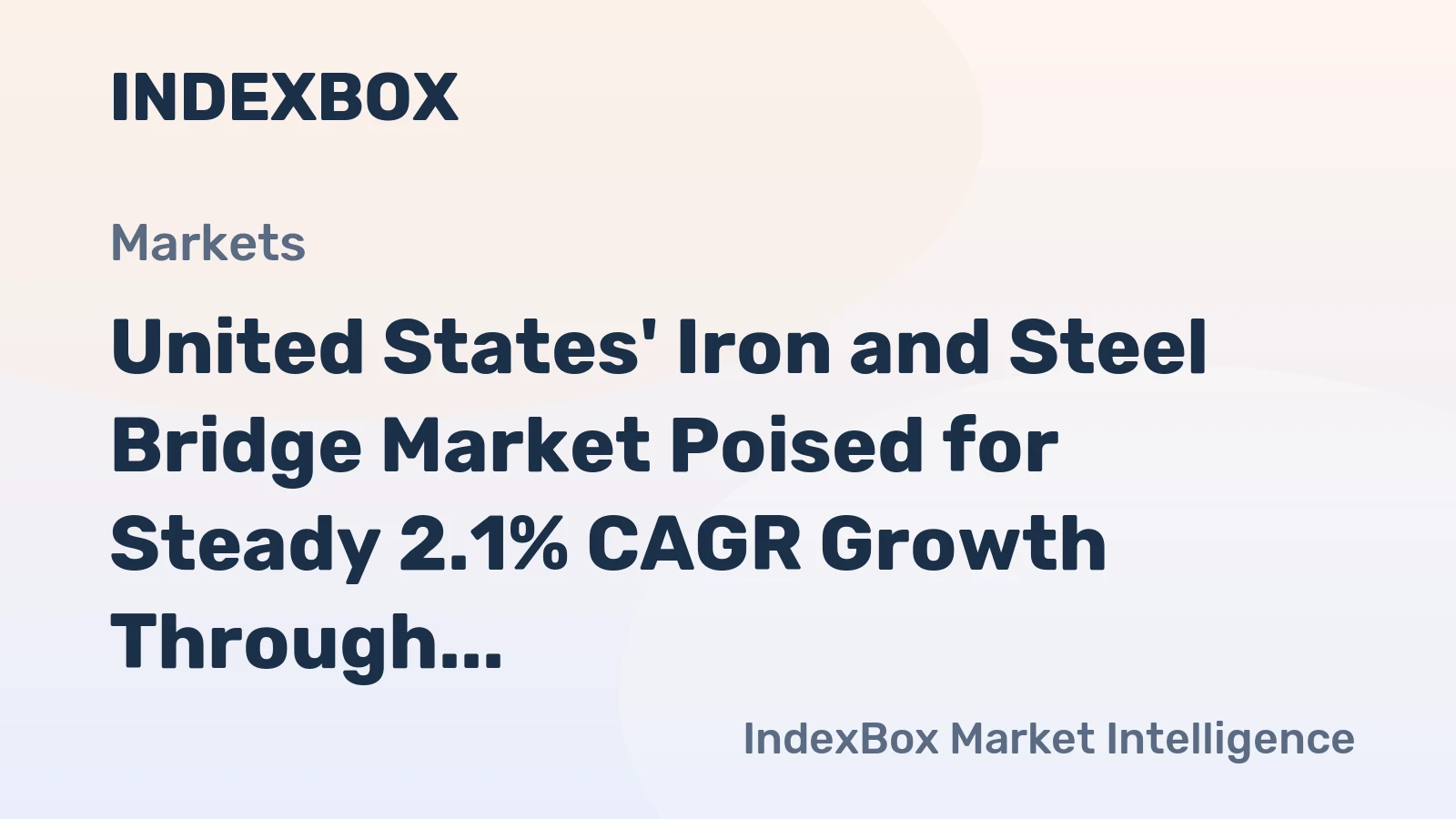 United States' Iron and Steel Bridge Market Poised for Steady 2.1% CAGR Growth Through 2035