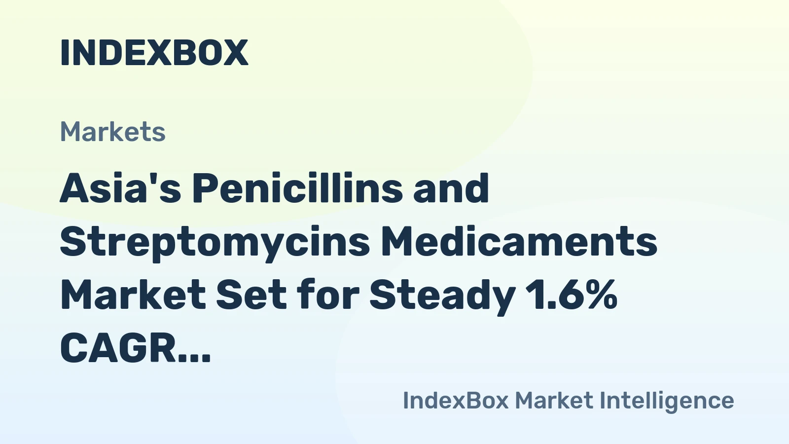 Asia's Penicillins and Streptomycins Medicaments Market Set for Steady 1.6% CAGR Growth Through 2035