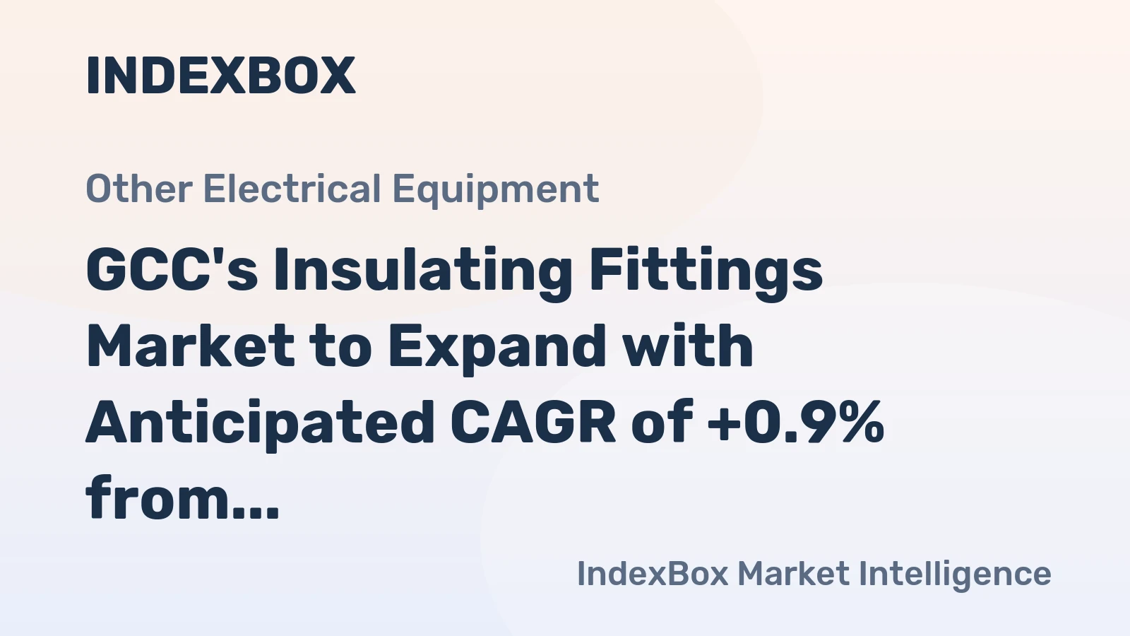 GCC's Insulating Fittings Market to Expand with Anticipated CAGR of +0.9% from 2024 to 2035