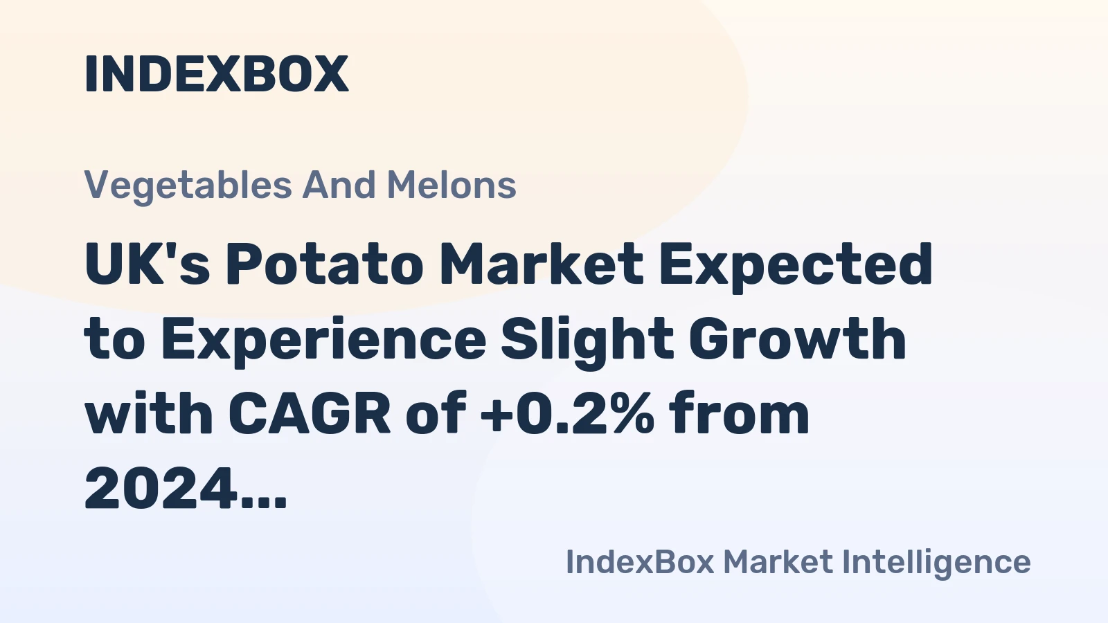 UK's Potato Market Expected to Experience Slight Growth with CAGR of +0.2% from 2024 to 2035