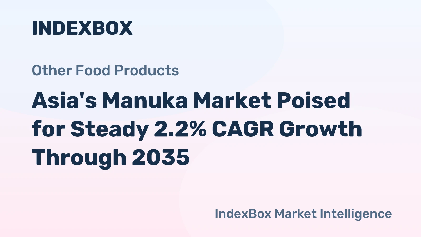 Asia's Manuka Market Poised for Steady 2.2% CAGR Growth Through 2035