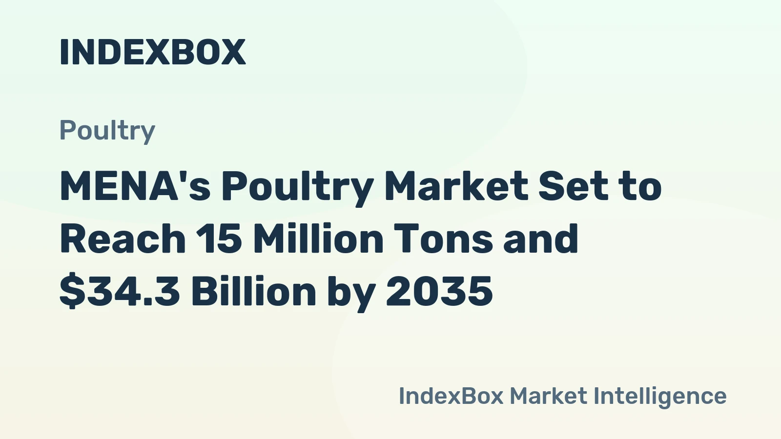 MENA's Poultry Market Set to Reach 15 Million Tons and $34.3 Billion by 2035
