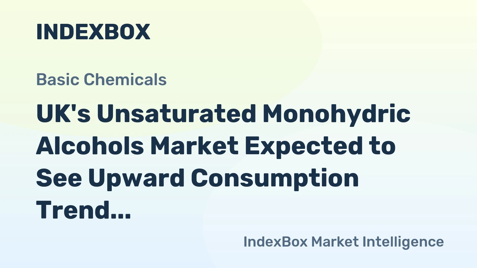 UK's Unsaturated Monohydric Alcohols Market Expected to See Upward Consumption Trend with Market Volume Reaching 2.8K Tons and Market Value Climbing to $24M by 2035