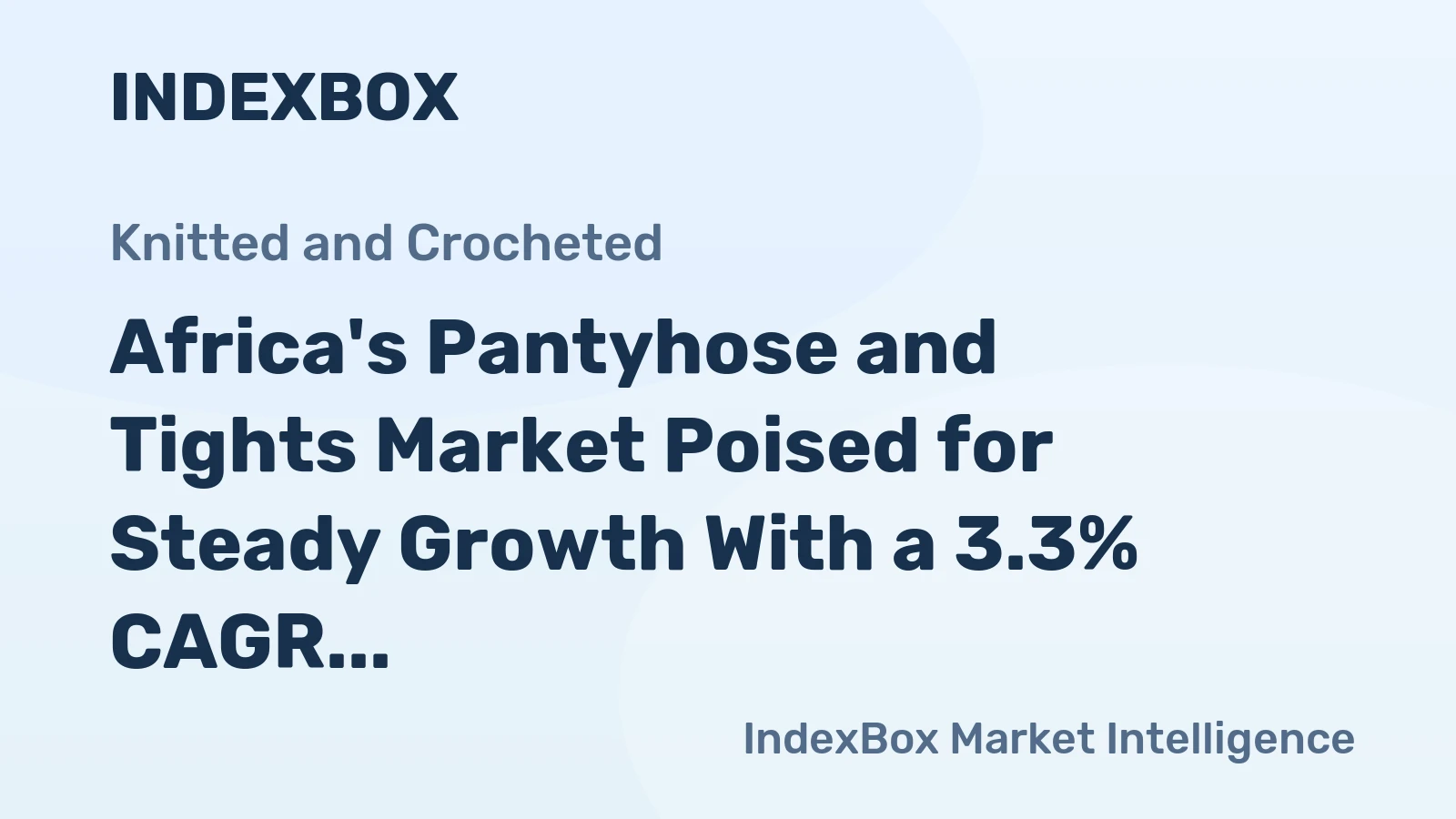 Africa's Pantyhose and Tights Market Poised for Steady Growth With a 3.3% CAGR in Value Through 2035