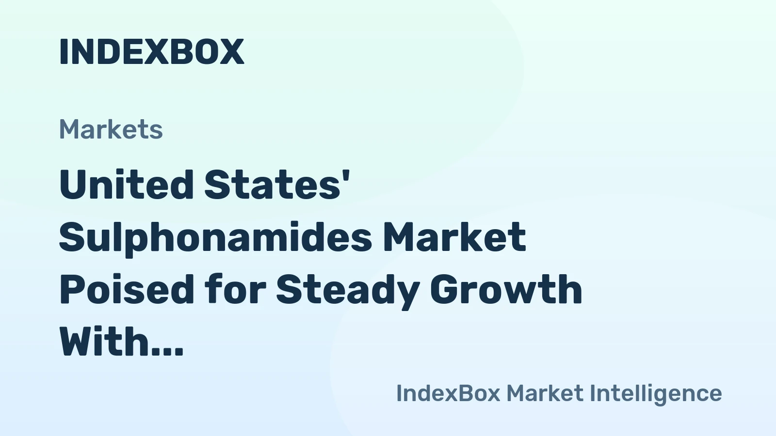 United States' Sulphonamides Market Poised for Steady Growth With a 3.1% Value CAGR Through 2035