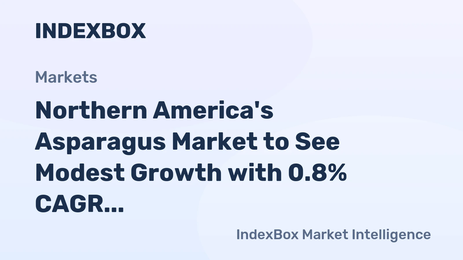 Northern America's Asparagus Market to See Modest Growth with 0.8% CAGR Through 2035