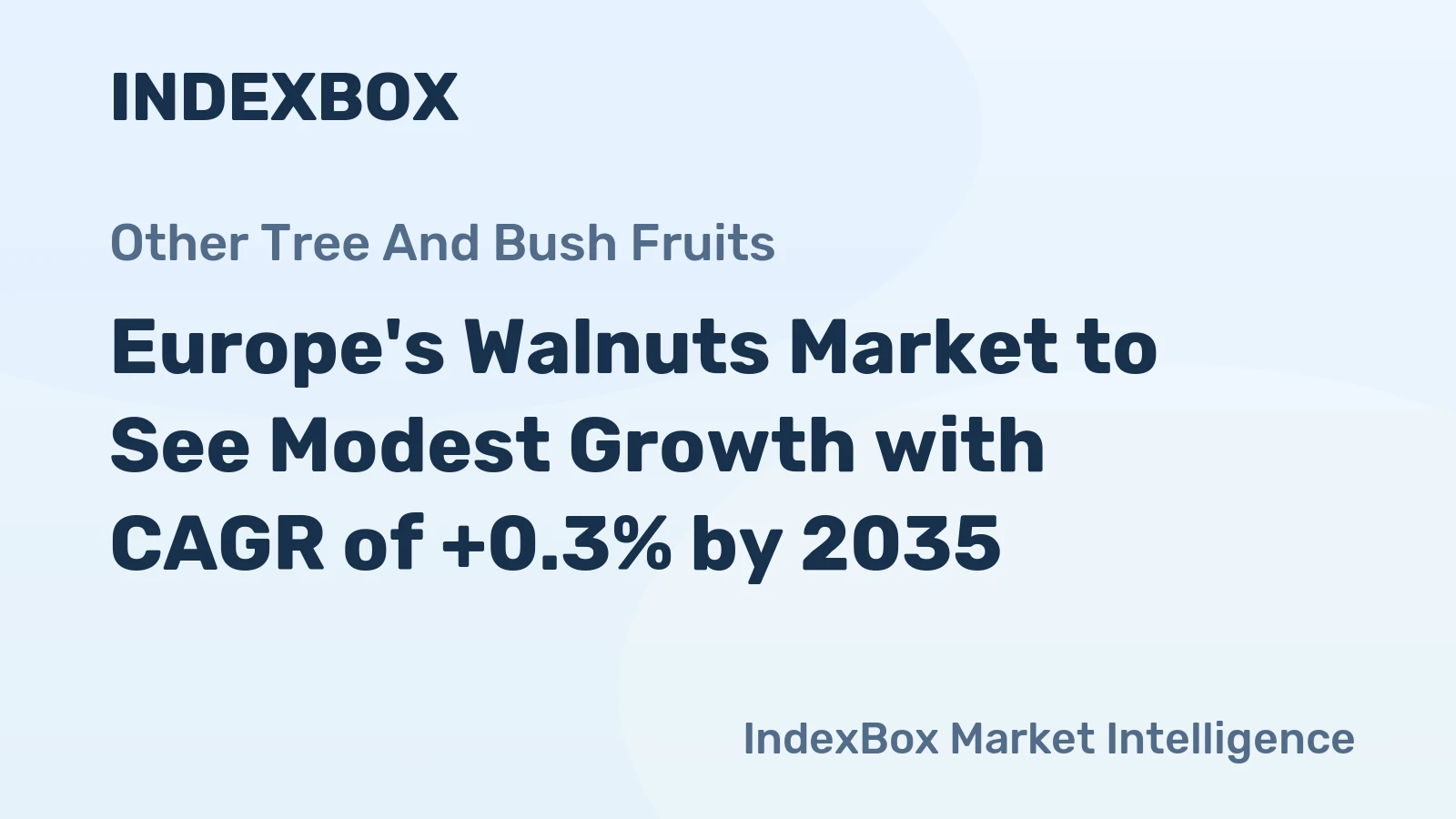Europe's Walnuts Market to See Modest Growth with CAGR of +0.3% by 2035