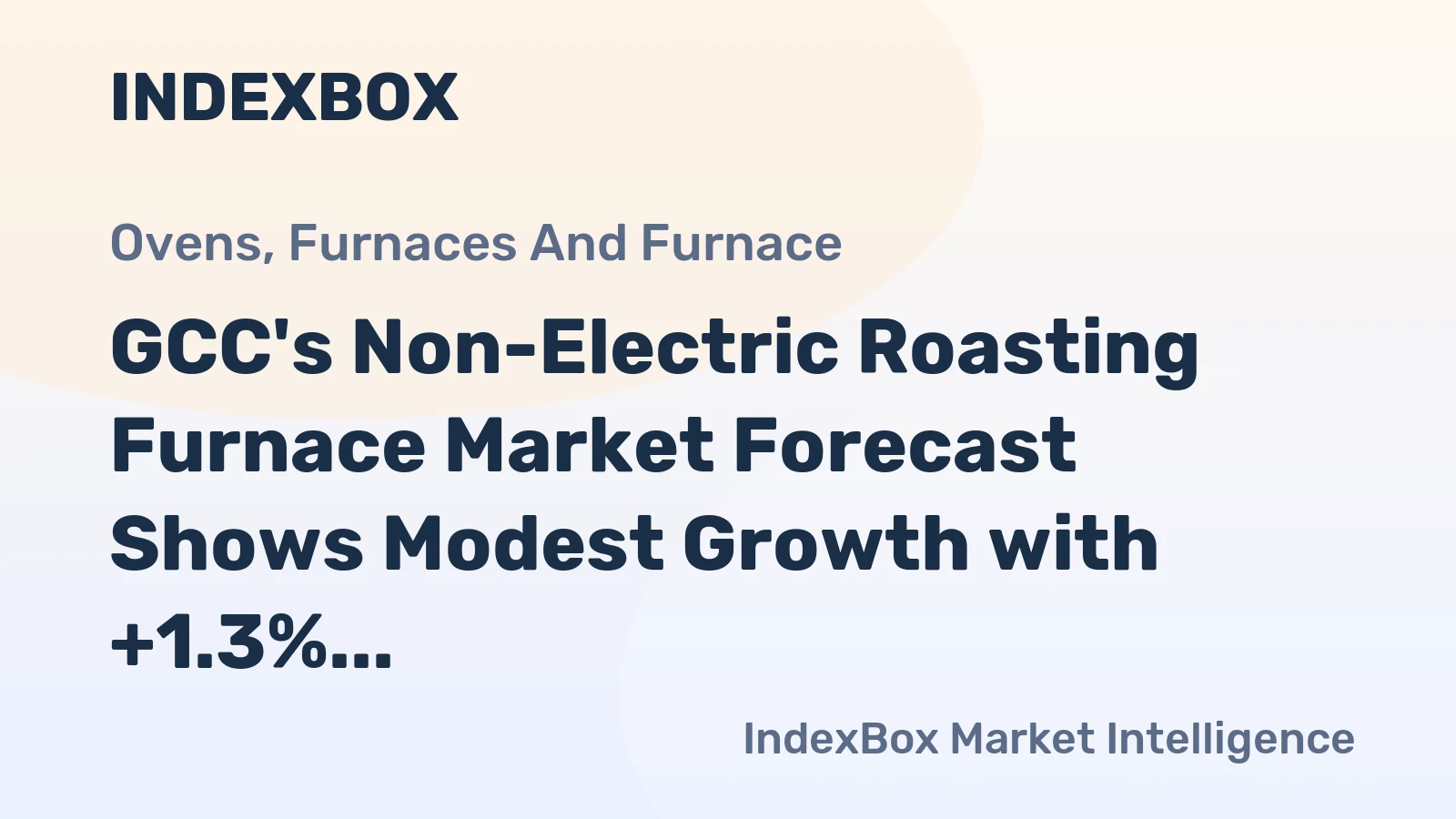GCC's Non-Electric Roasting Furnace Market Forecast Shows Modest Growth with +1.3% CAGR Through 2035