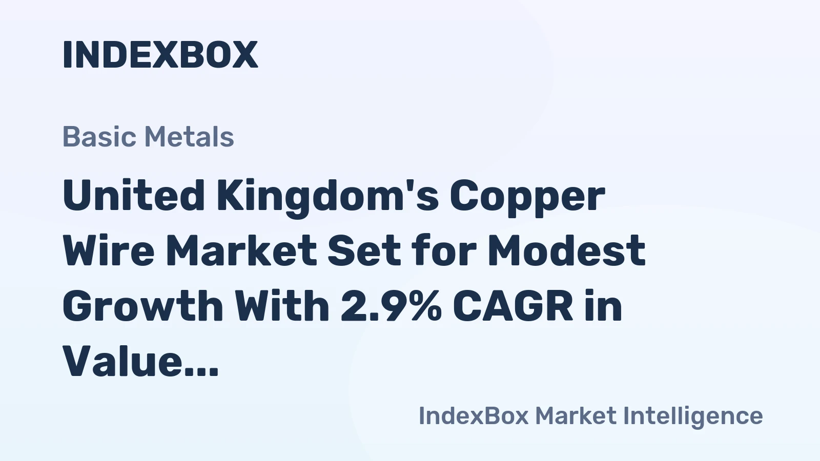 United Kingdom's Copper Wire Market Set for Modest Growth With 2.9% CAGR in Value Through 2035