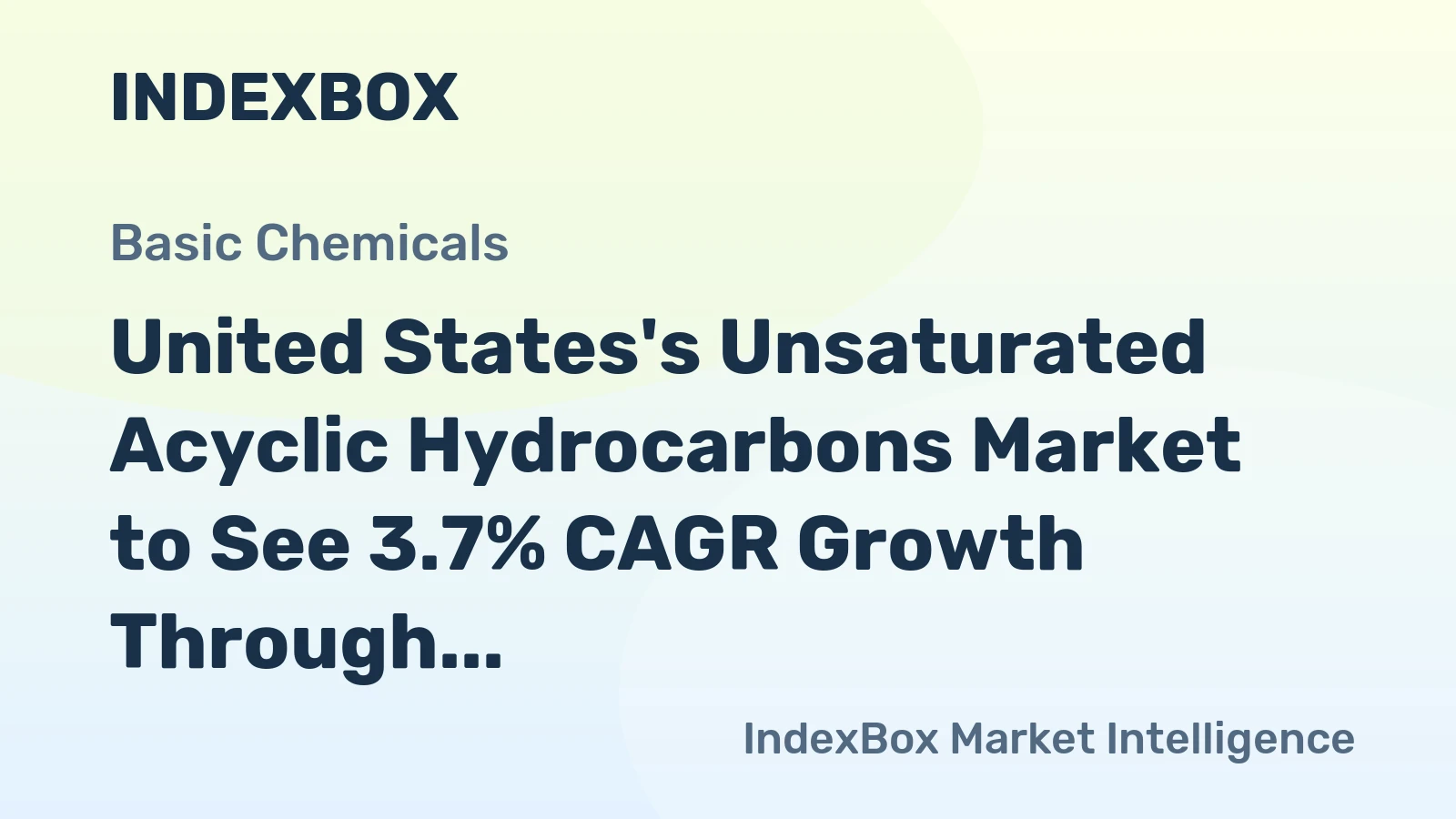 United States's Unsaturated Acyclic Hydrocarbons Market to See 3.7% CAGR Growth Through 2035, Reaching $827M
