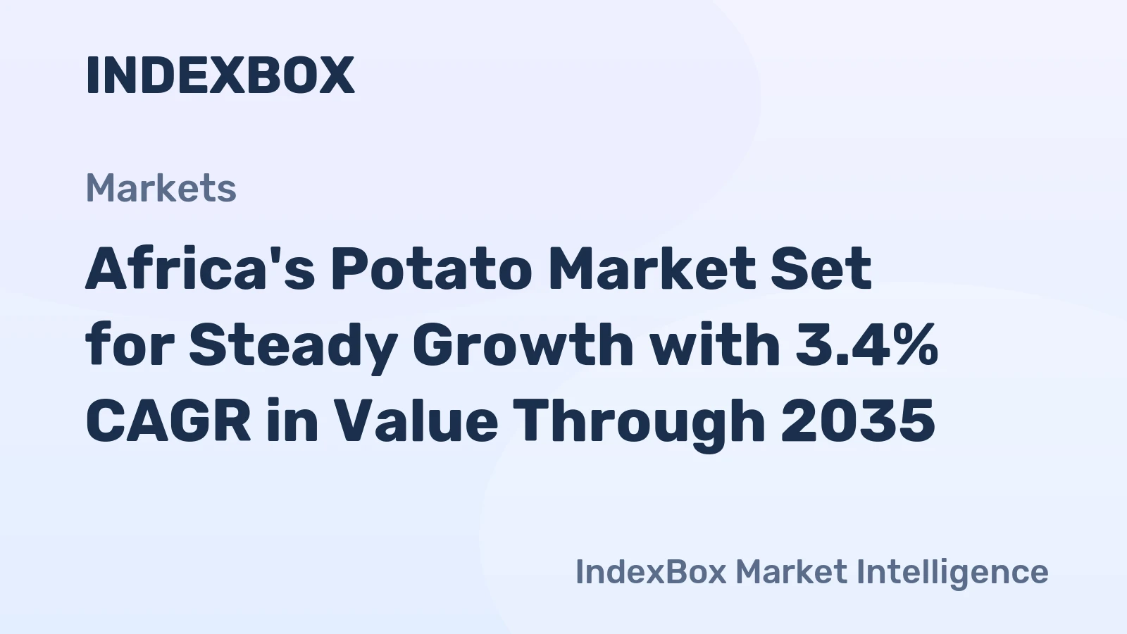 Africa's Potato Market Set for Steady Growth with 3.4% CAGR in Value Through 2035