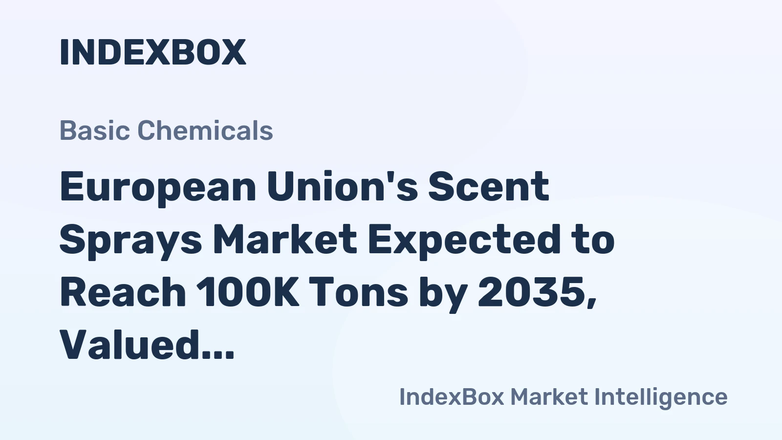 European Union's Scent Sprays Market Expected to Reach 100K Tons by 2035, Valued at $2B