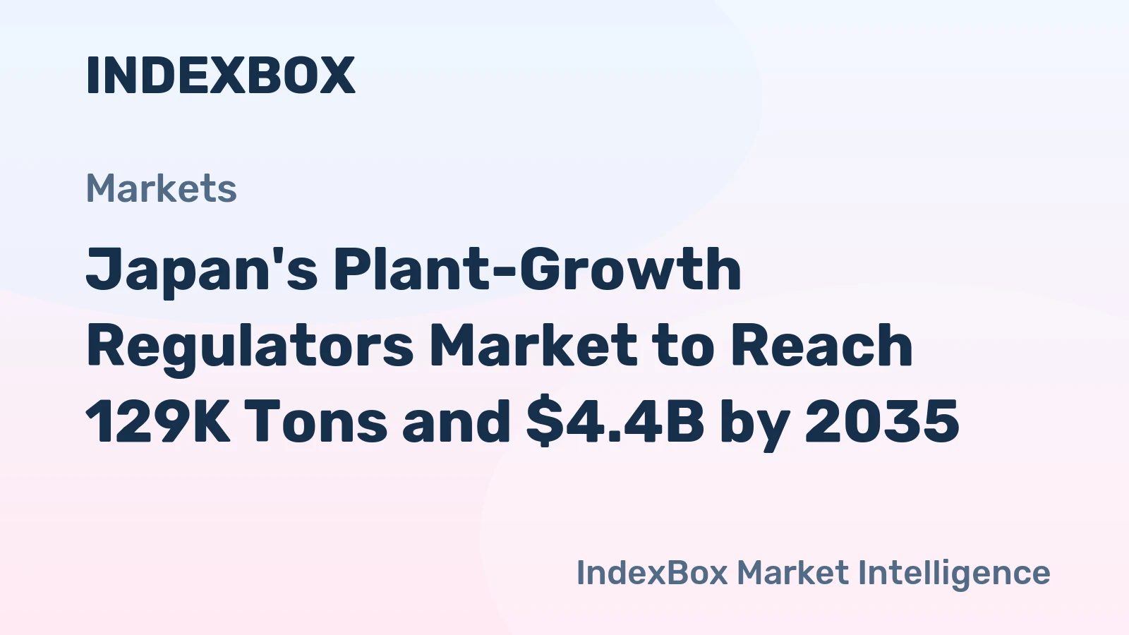 Japan's Plant-Growth Regulators Market to Reach 129K Tons and $4.4B by 2035