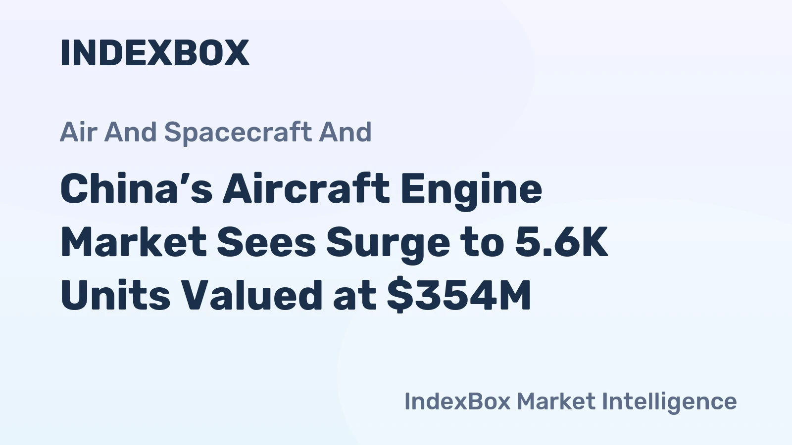 China’s Aircraft Engine Market Sees Surge to 5.6K Units Valued at $354M