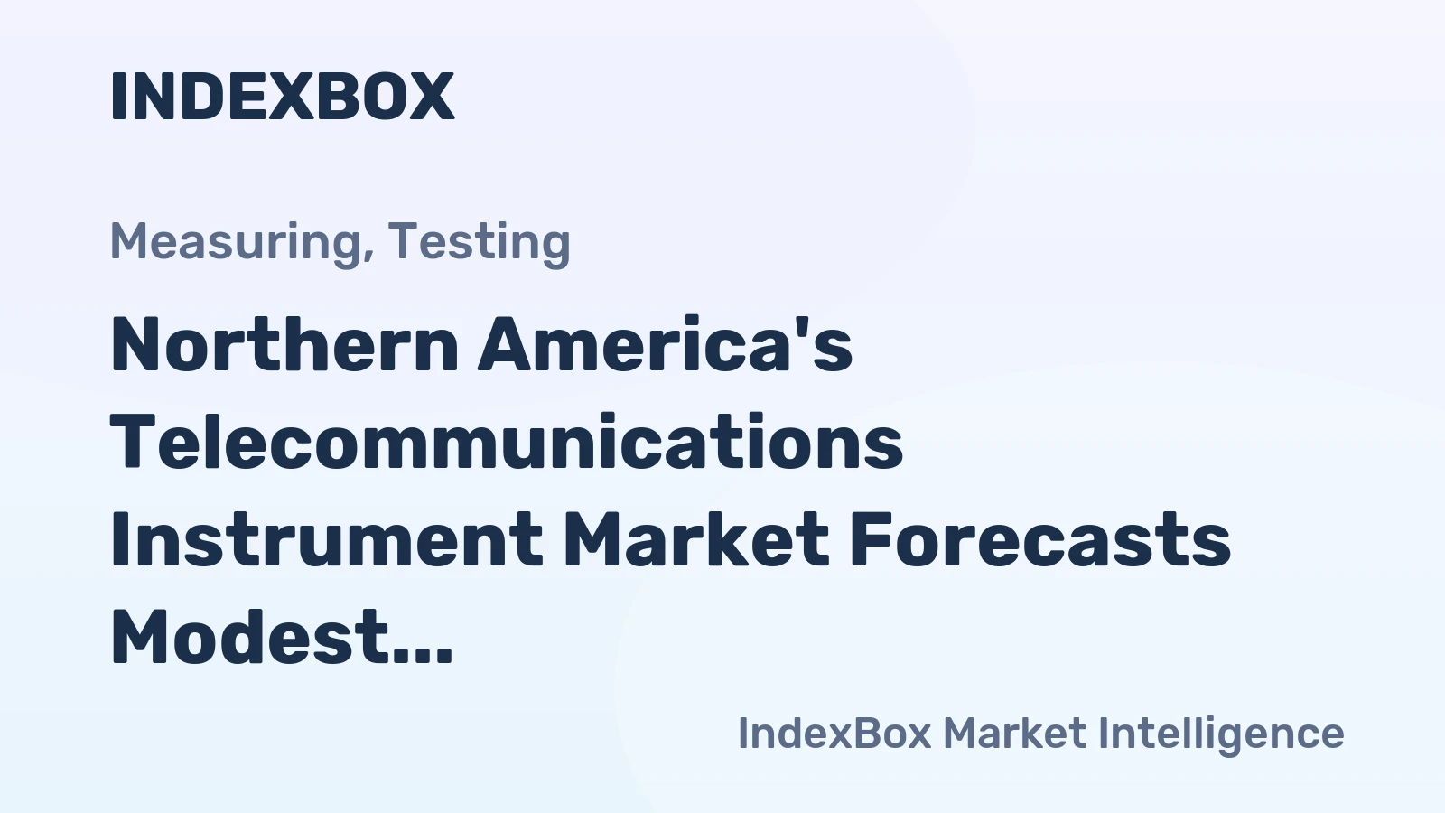 Northern America's Telecommunications Instrument Market Forecasts Modest +0.6% CAGR Growth Through 2035