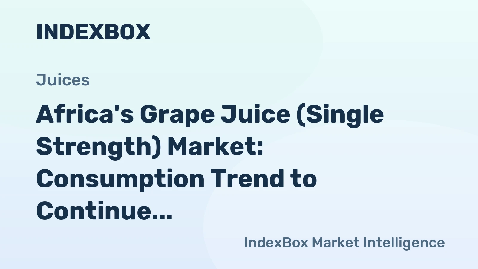 Africa's Grape Juice (Single Strength) Market: Consumption Trend to Continue Upward, Expected to Reach 28K tons and $33M by 2035