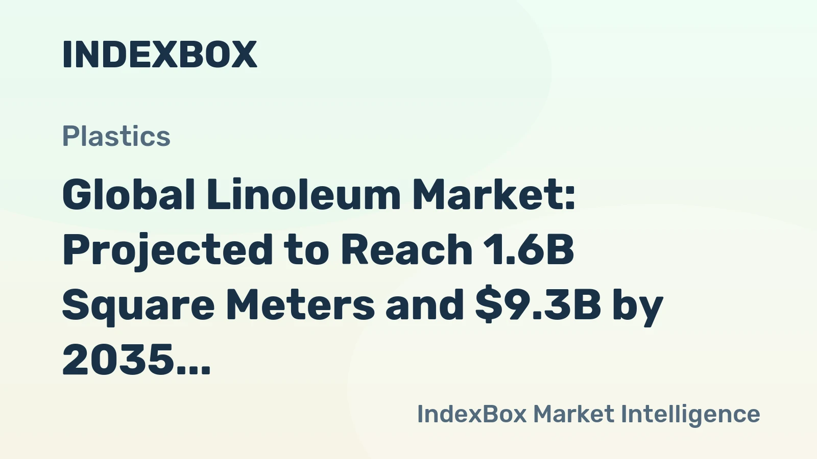 Global Linoleum Market: Projected to Reach 1.6B Square Meters and $9.3B by 2035