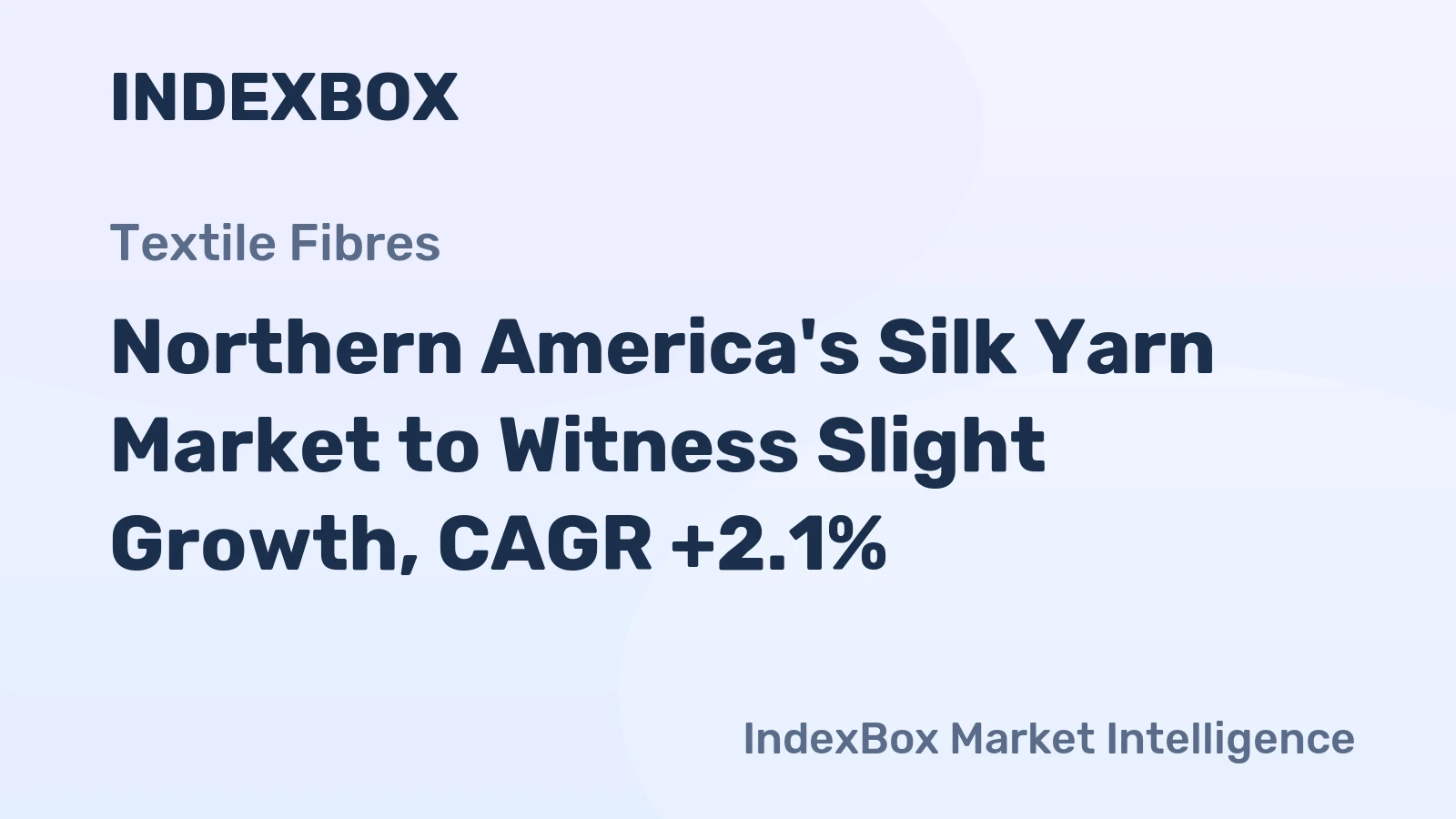 Northern America's Silk Yarn Market to Witness Slight Growth, CAGR +2.1%