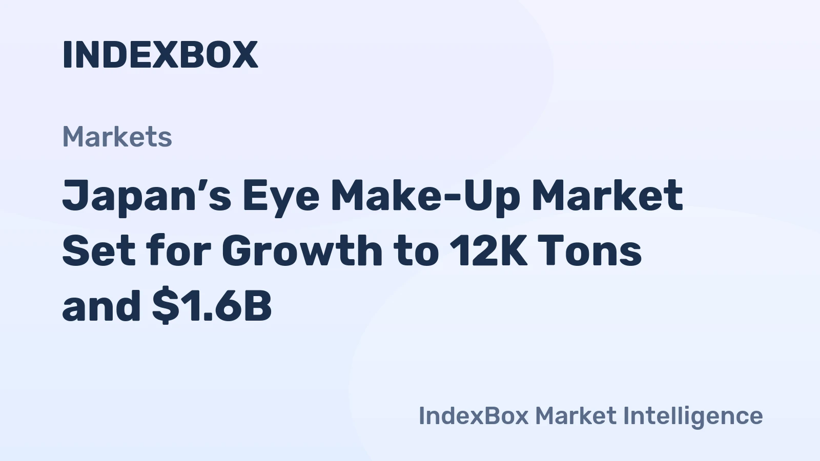 Japan’s Eye Make-Up Market Set for Growth to 12K Tons and $1.6B