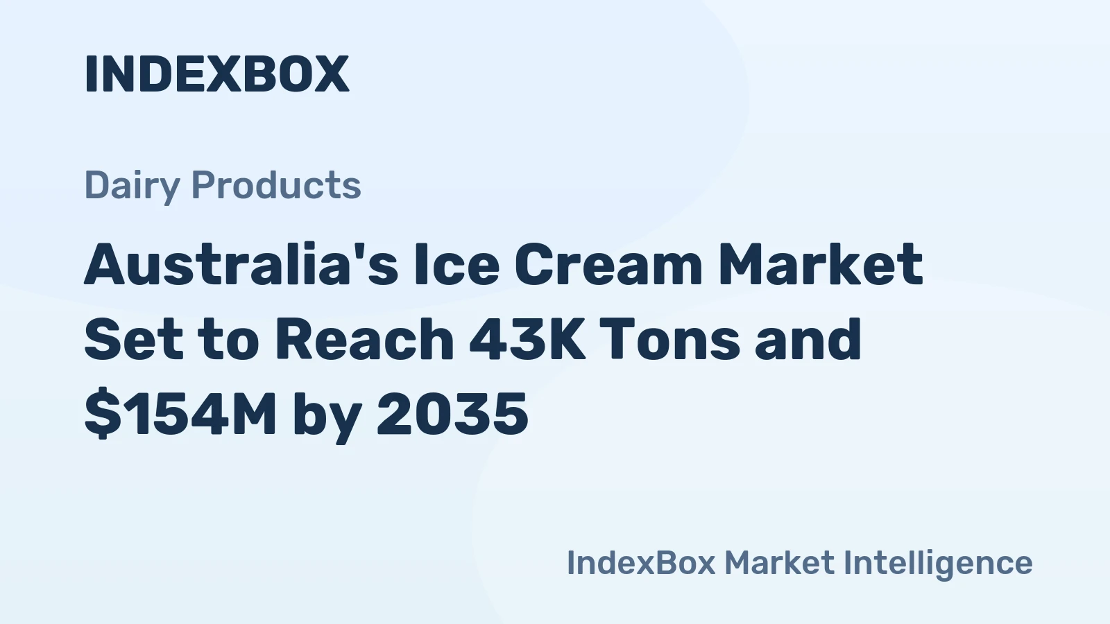 Australia's Ice Cream Market Set to Reach 43K Tons and $154M by 2035