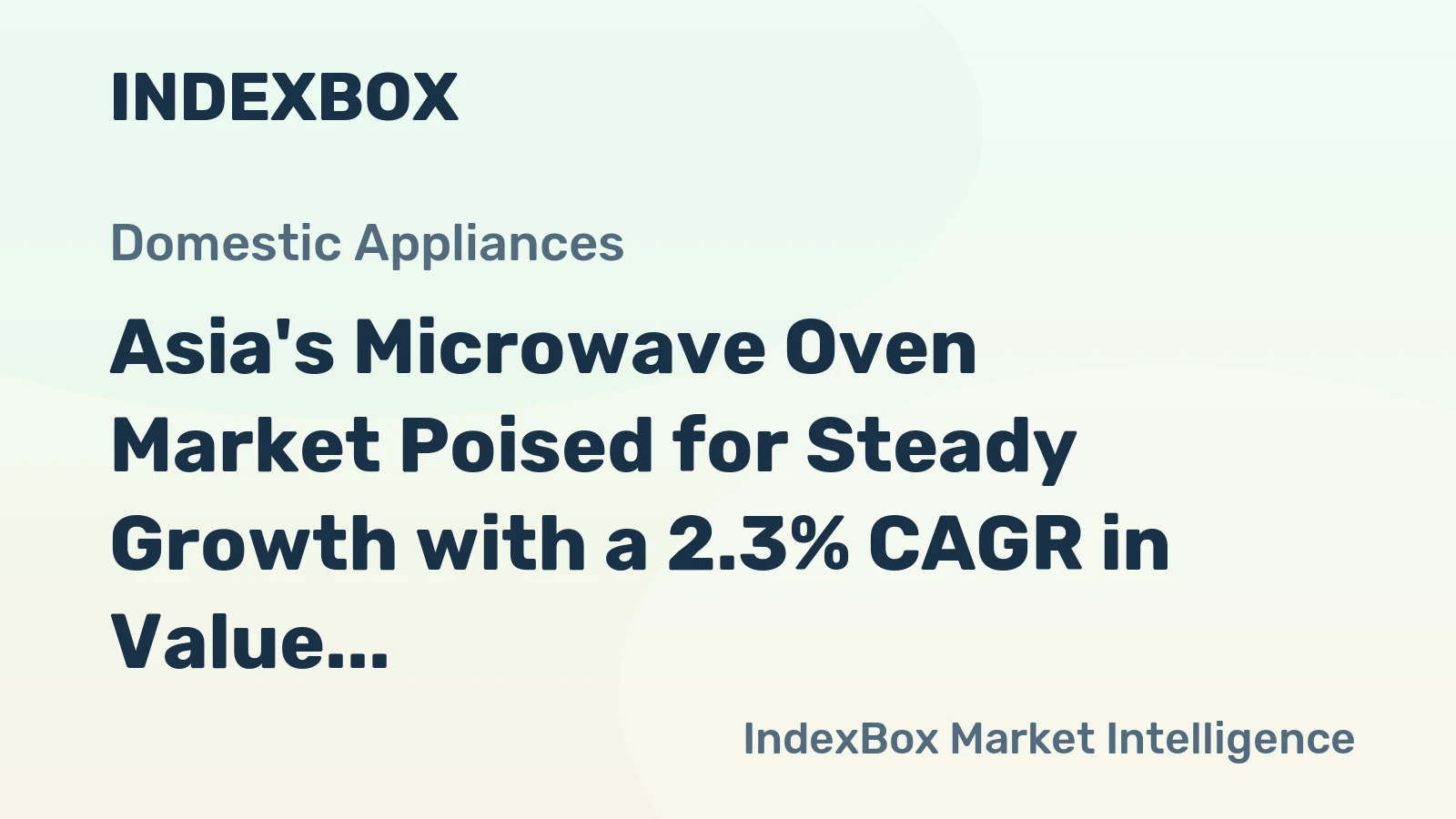 Asia's Microwave Oven Market Poised for Steady Growth with a 2.3% CAGR in Value Through 2035