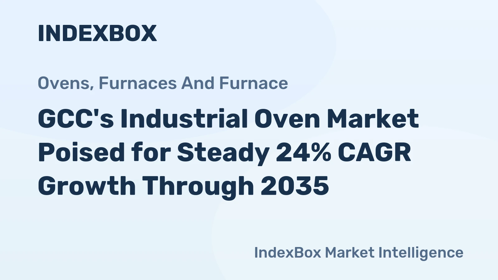 GCC's Industrial Oven Market Poised for Steady 24% CAGR Growth Through 2035