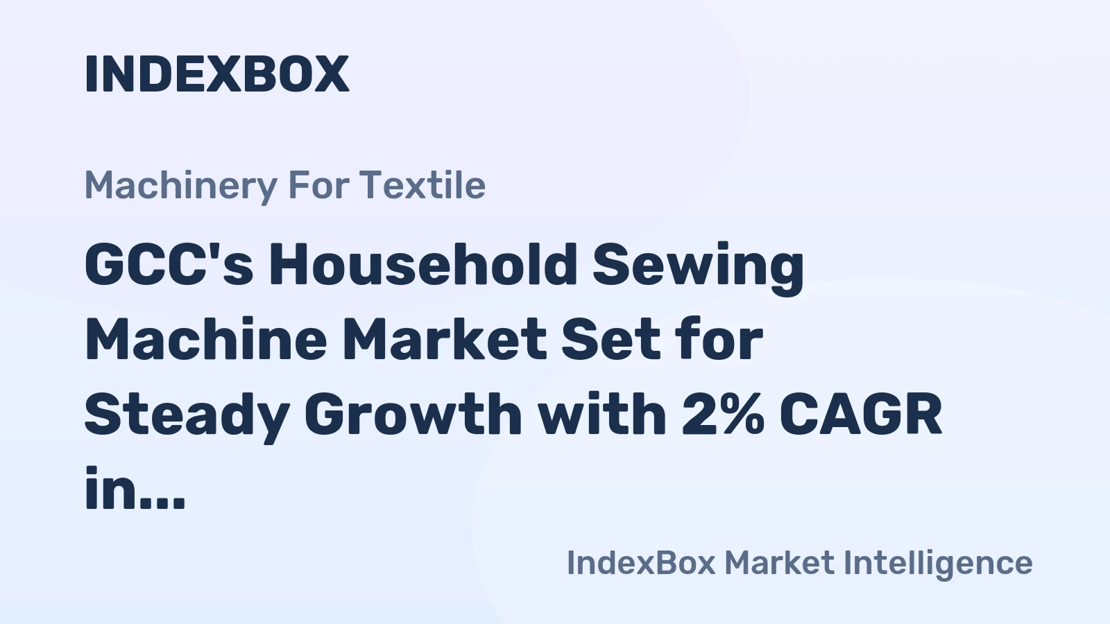 GCC's Household Sewing Machine Market Set for Steady Growth with 2% CAGR in Value Through 2035