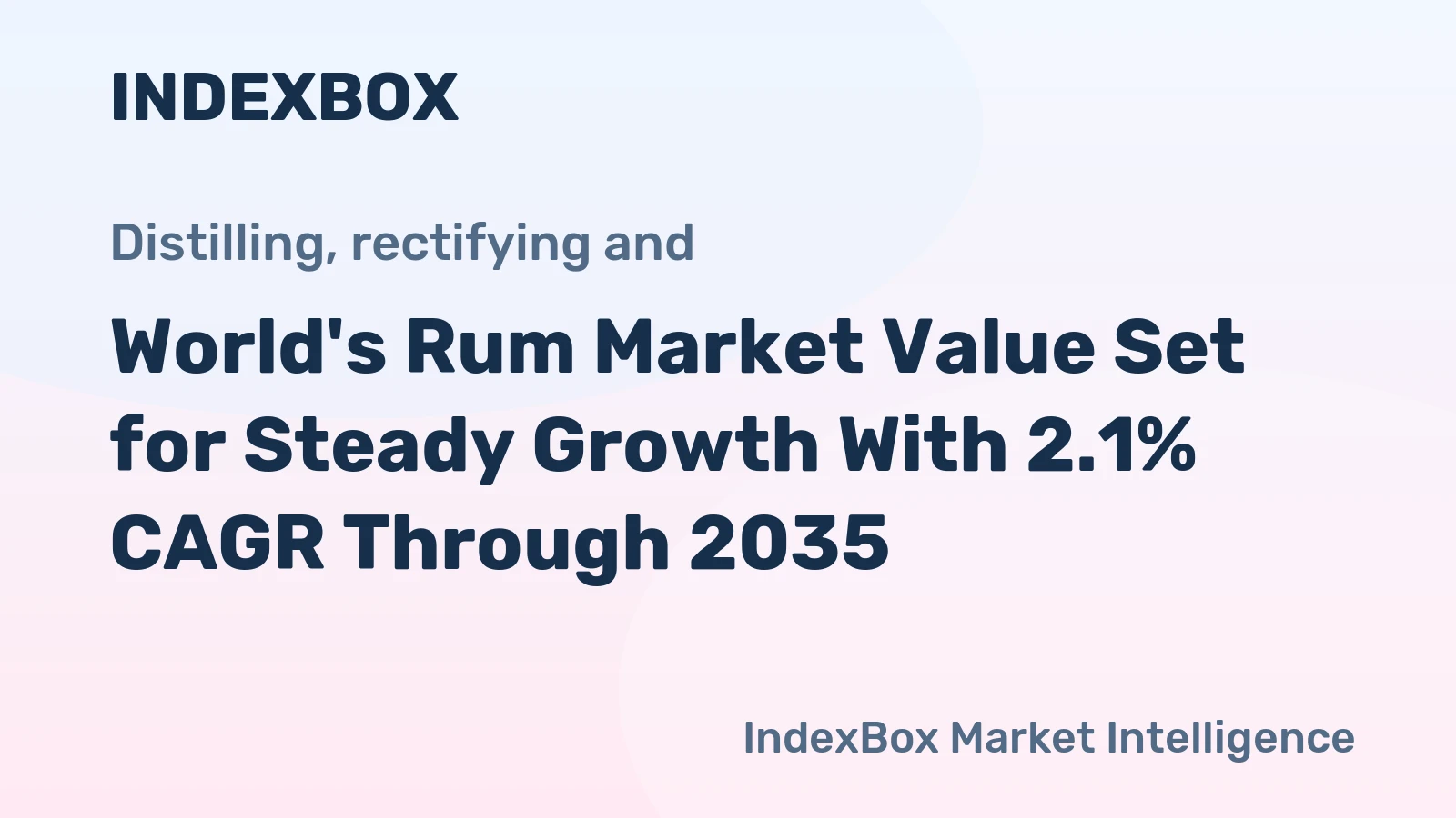 World's Rum Market Value Set for Steady Growth With 2.1% CAGR Through 2035