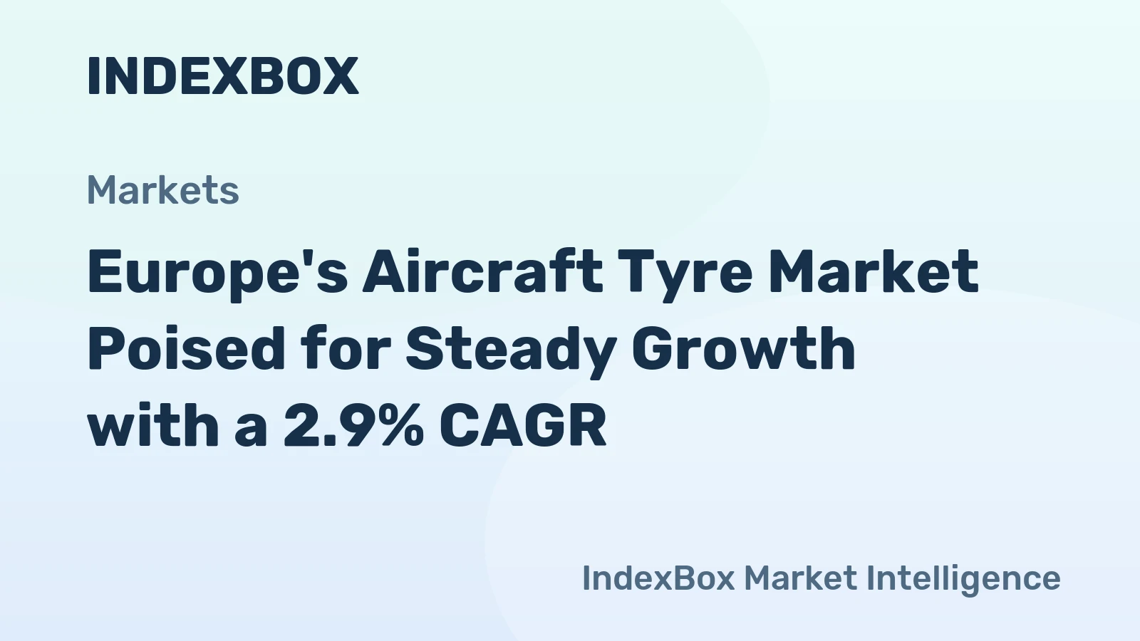 Europe's Aircraft Tyre Market Poised for Steady Growth with a 2.9% CAGR