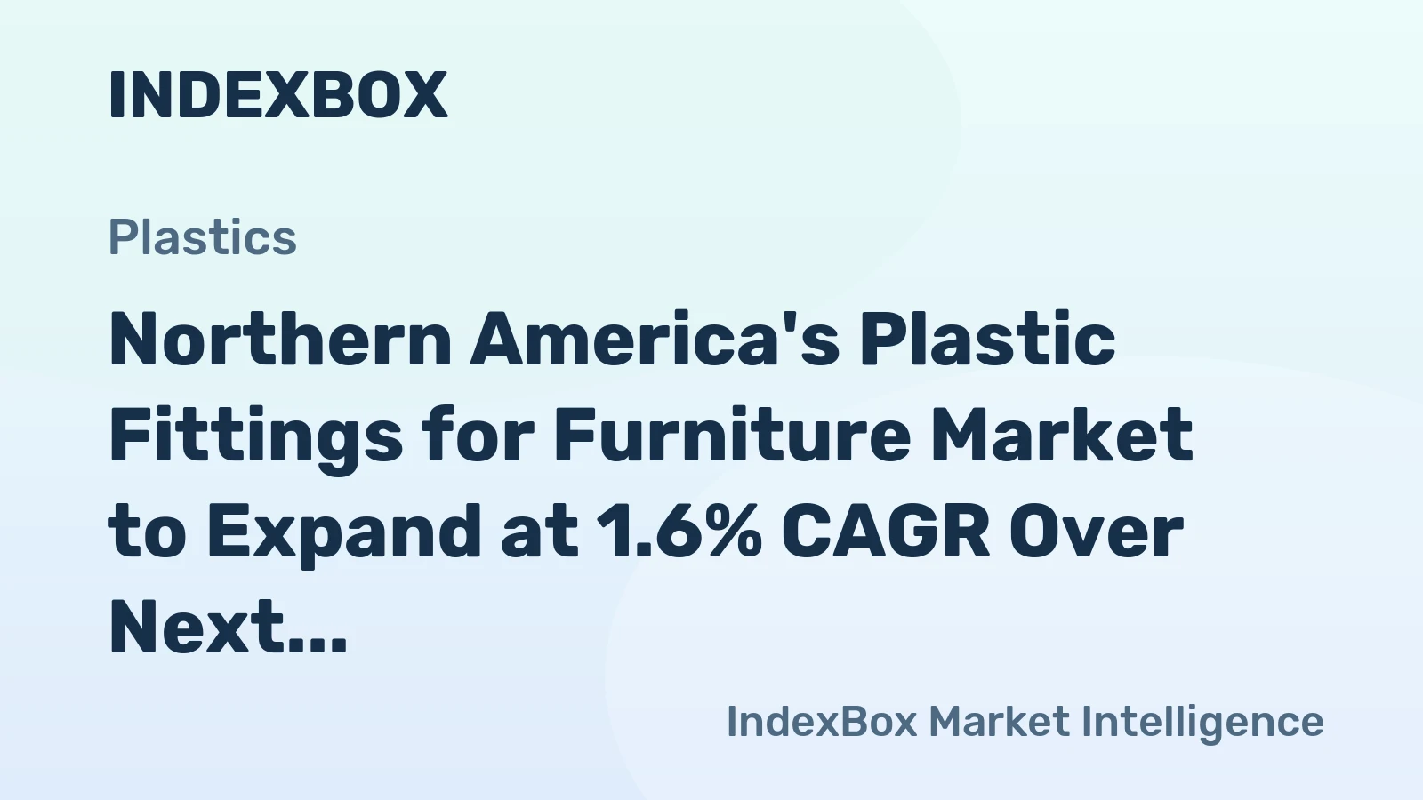 Northern America's Plastic Fittings for Furniture Market to Expand at 1.6% CAGR Over Next Decade