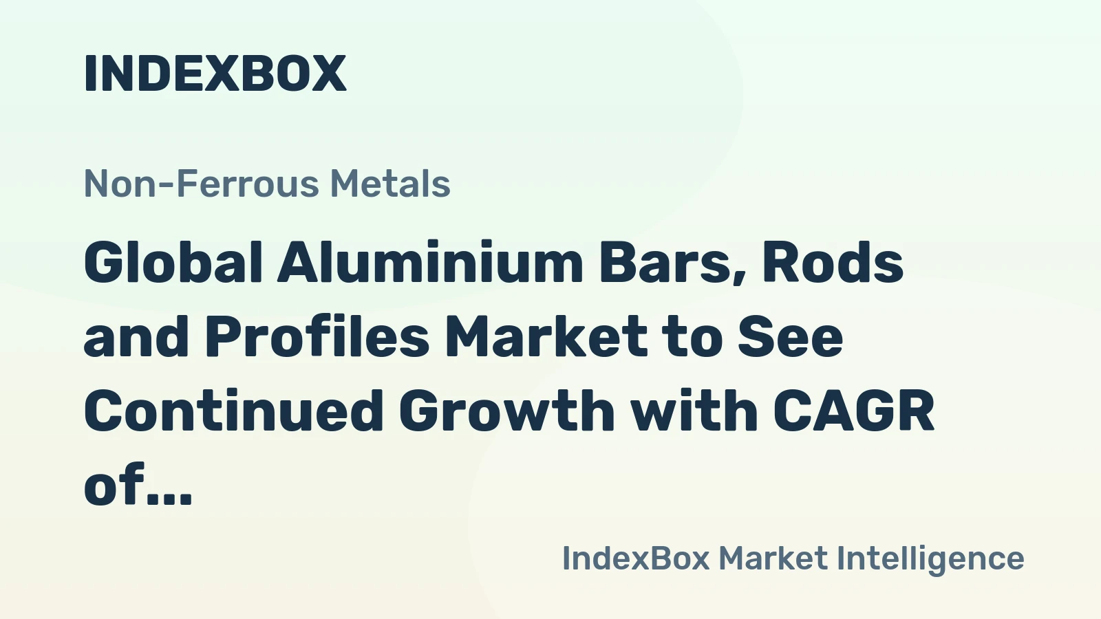 Global Aluminium Bars, Rods and Profiles Market to See Continued Growth with CAGR of +3.4% from 2024 to 2030