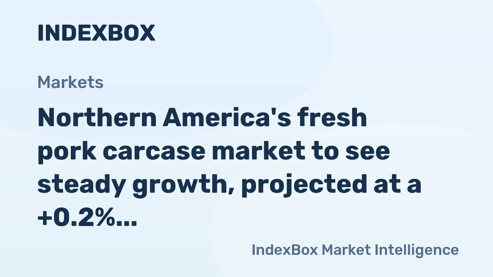 Northern America's fresh pork carcase market to see steady growth, projected at a +0.2% CAGR, reaching 5.6M tons by 2035.