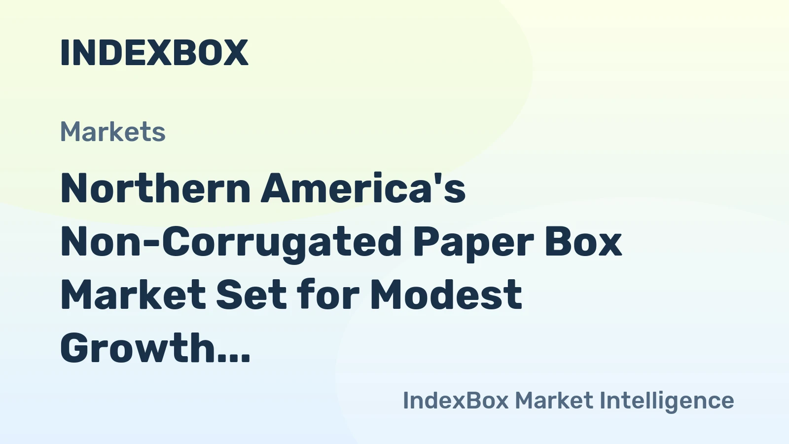 Northern America's Non-Corrugated Paper Box Market Set for Modest Growth with 1.5% CAGR Through 2035
