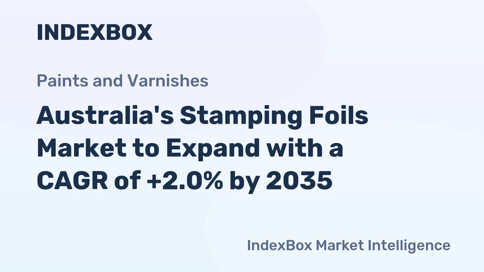 Australia's Stamping Foils Market to Expand with a CAGR of +2.0% by 2035