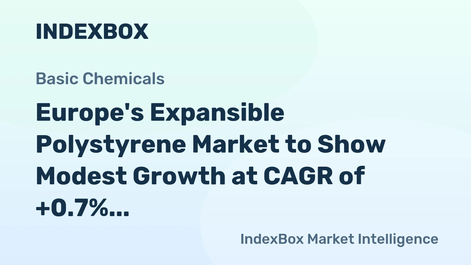 Europe's Expansible Polystyrene Market to Show Modest Growth at CAGR of +0.7% Over Next Decade